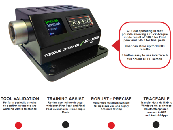 Bench-Mount Digital Torque Checkers